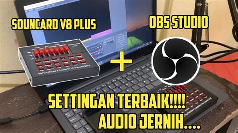 Cara Live Streaming Game Setting Soundcard V8 Ke OBS Buat Live