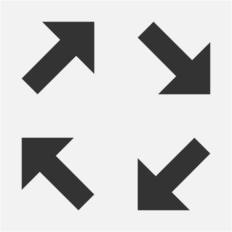 Arrow Thick Diagonal Icon Pointer Button 28189951 Vector Art At Vecteezy