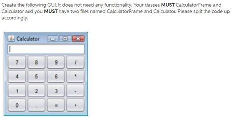 Solved Please Split This Into The Following Two Files