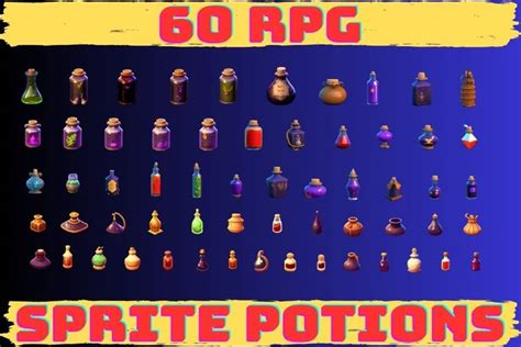 60 Rpg Sprite Potions 2d Unity Asset Store Rpg Game Character