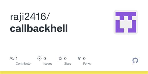 github raji2416 callbackhell