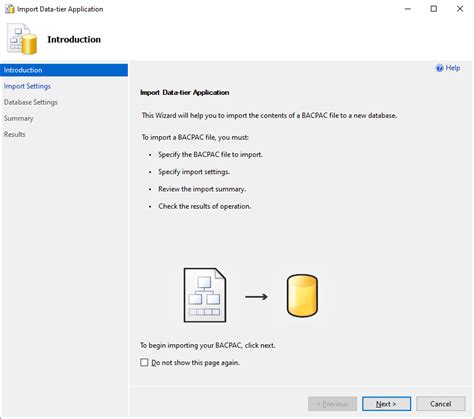 Import Bacpac File To Sql Server