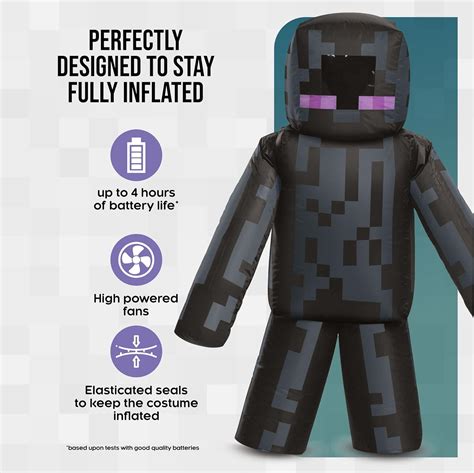 Disguise Enderman Costume Inflatable Minecraft Costumes