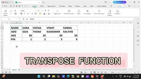 How To Create Horizontal To Vertical Data In Excel Excelshortcuts