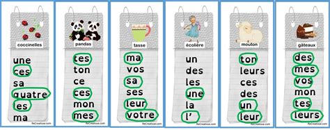 ATELIERS GRAMMAIRE Le Genre Et Le Nombre ReCreatisse