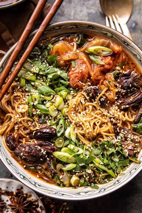 Spicy Short Rib Peanut Ramen Recipe Half Baked Harvest Recipes Healthy Recipes Harvest