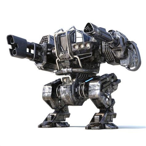 Heavy Robot 3d Model 20 3ds Fbx Max Free3d