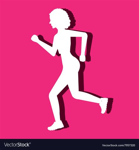 Runner Avatar Design Royalty Free Vector Image
