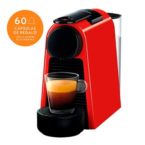Cafetera Nespresso A3d30 Essenza Roja Con Aeroccino