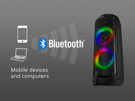 SVEN PS-770 Аудиосистема для вечеринок с Bluetooth, караоке и FM-радио