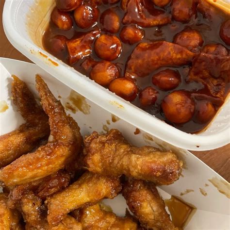 치킨 추천 떡볶이까지 완벽했던 치킨매니아 레게노허니치킨세트 네이버 블로그