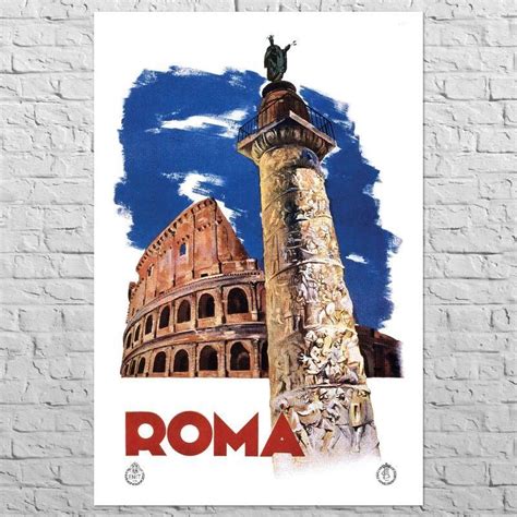 Плакат рим 1937 — ціна 325 грн у каталозі Постери Купити товари для дому та побуту за доступною