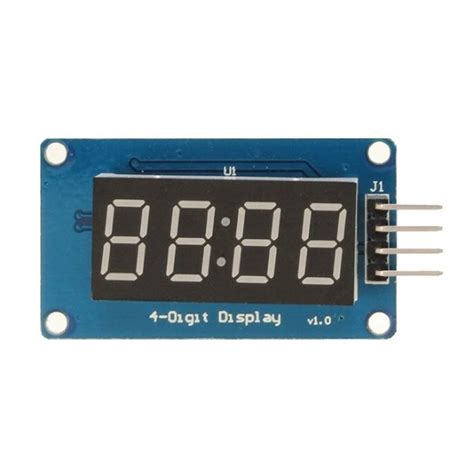 Módulo Tm1637 Com Display 7 Segmentos 4 Dígitos Baú Da Eletrônica