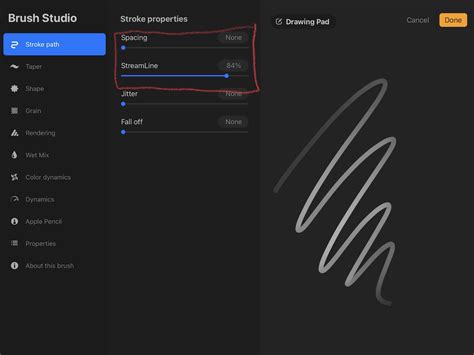 How To Make A Square Monoline Brush For Procreate Ebbandflowcc
