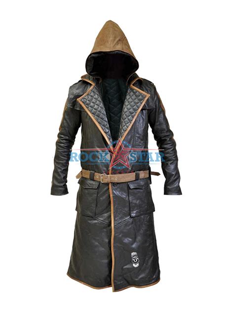 Jacob Frye Assassins Creed Syndicate Trench Leather Coat Rockstar Jacket