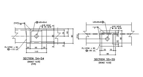 Typical Angle Section Plans Are Given In This AutoCAD DWG Drawing Download The AutoCAD 2D DWG