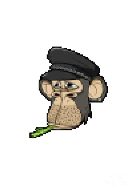 Gorilla Pixel Art Digital Art By Seblack Mszeeh Fine Art America