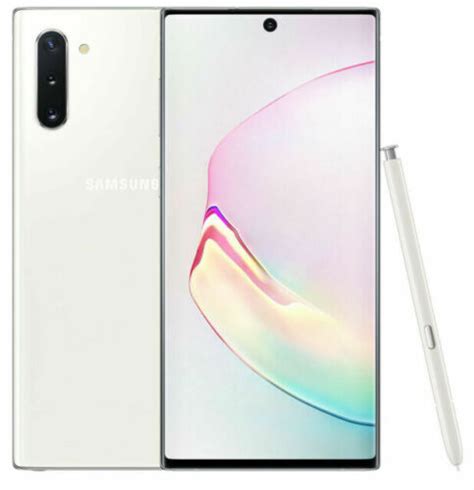 Samsung Galaxy Note10 Sm N970u 256gb Aura White Unlocked Single