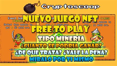 NUEVO JUEGO NFT FREE TO PLAY CRYPTOSCOOP SIN INVERSION YouTube