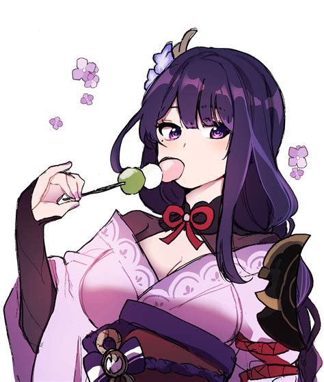 Raiden Shogun Genshin Impact Drawn By Rwpvc Danbooru