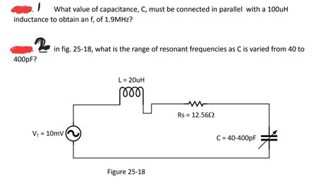 Solved What Value Of Capacitance C Must Be Connected In