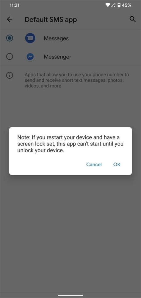 How To Set Your Default Texting App On Android Android Central