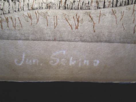 A Great Huge Orig Japanese Woodblock Print Junichiro Sekino Limit Numb
