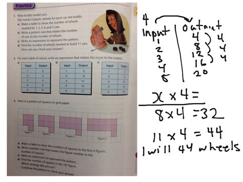 Using Variables To Describe Patterns Math Showme Worksheets Library