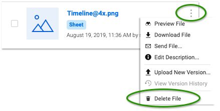 Delete A File Attachment From A Sheet Smartsheet Learning Center