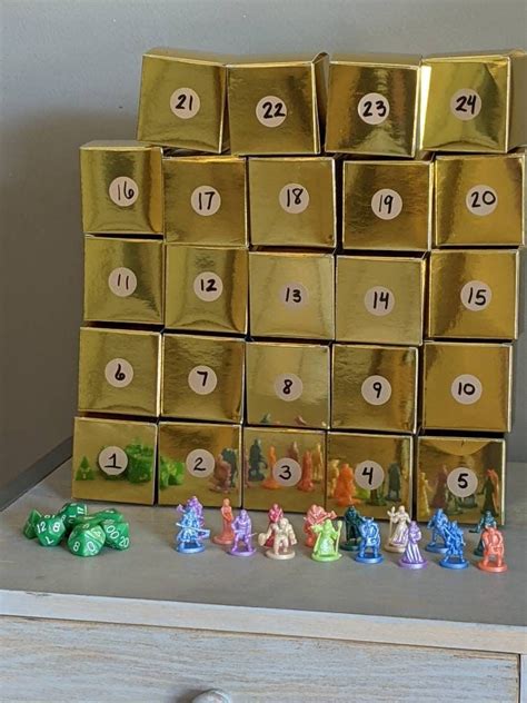 Dnd Mini Advent Calendar Printable Calendars At A Glance
