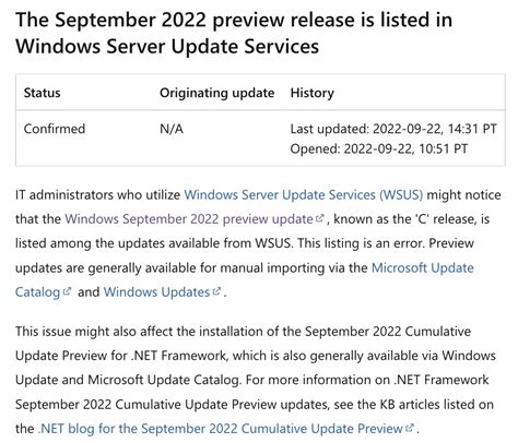 Microsoft Says Update Kb5017383 Was Listed In Wsus By Mistake Softpedia