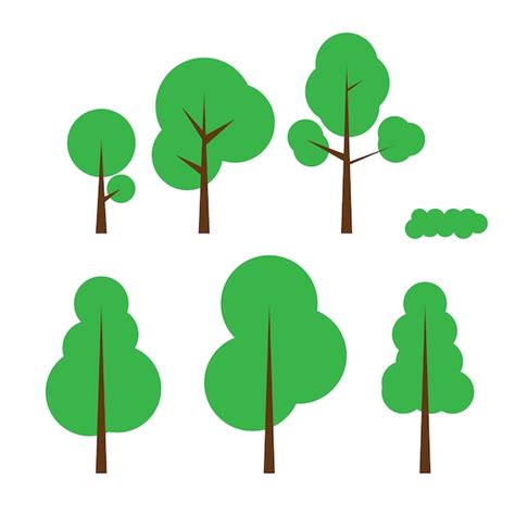 Premium Vector An Object Vector Of Tree