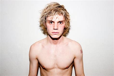 Evan Peters Shirtless