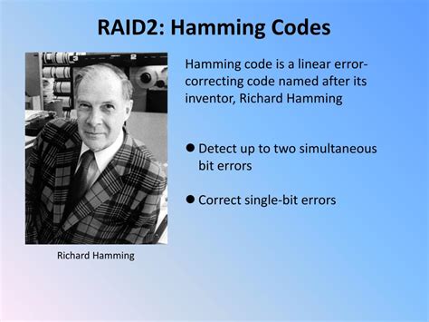 Ppt Raid2 Hamming Codes Powerpoint Presentation Free Download Id