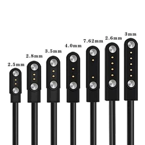 Jual Smartwatch Charger 2 Pin 4mm Charging Cable Kabel Casan 4pin 2