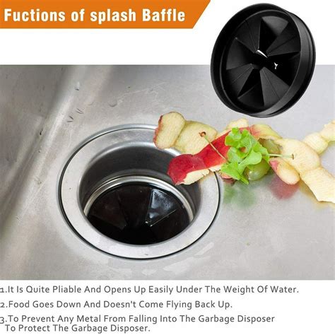 Taituoti 2x For Insinkerator Garbage Disposal Splash Guard Sink Baffle