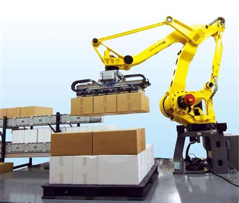 4 Axis Handling Fanuc Robot Arm 31m Reach M410 Ic 500 Palletizer Robot