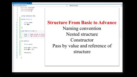 Structures In C Nested Constructors Passing By Value Ref Part YouTube