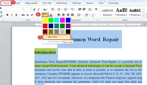 Specific Highlight Colors In Word Serresystems