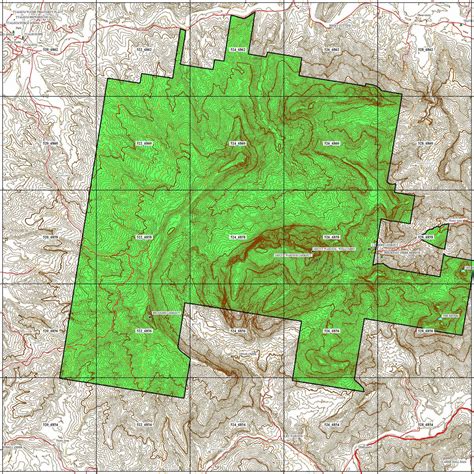 Wollumbin National Park Nsw Topo Map By Geological Exploration Services