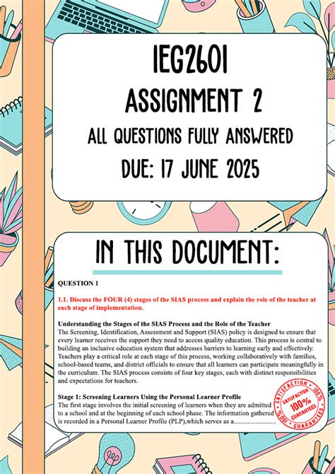 Tmn3704 Assignment 2 Memo Due 4 June 2025 Studypass