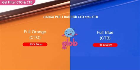 Jual Cto Ctb Gel Filter Color Temperature Orange Blue Efek Warna Video Foto Di Seller Prinsip