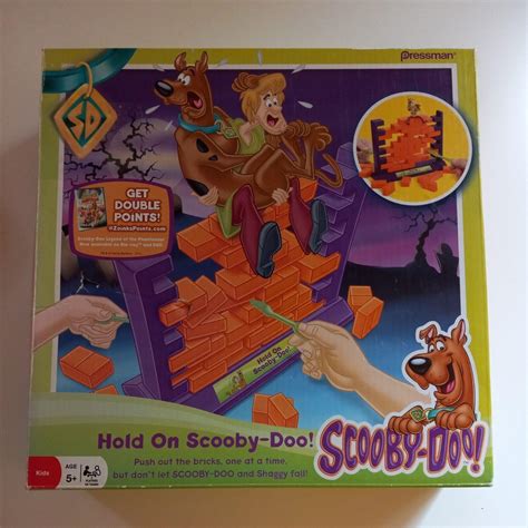 Hold On Scooby Doo By Pressman Toy Co Brick Breaker Game Complete