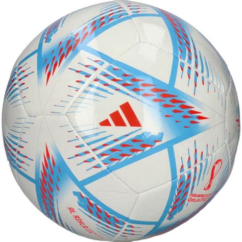 Minge Fotbal Adidas Al Rihla 2022 Club Alb Bleu 5 EMAG Ro