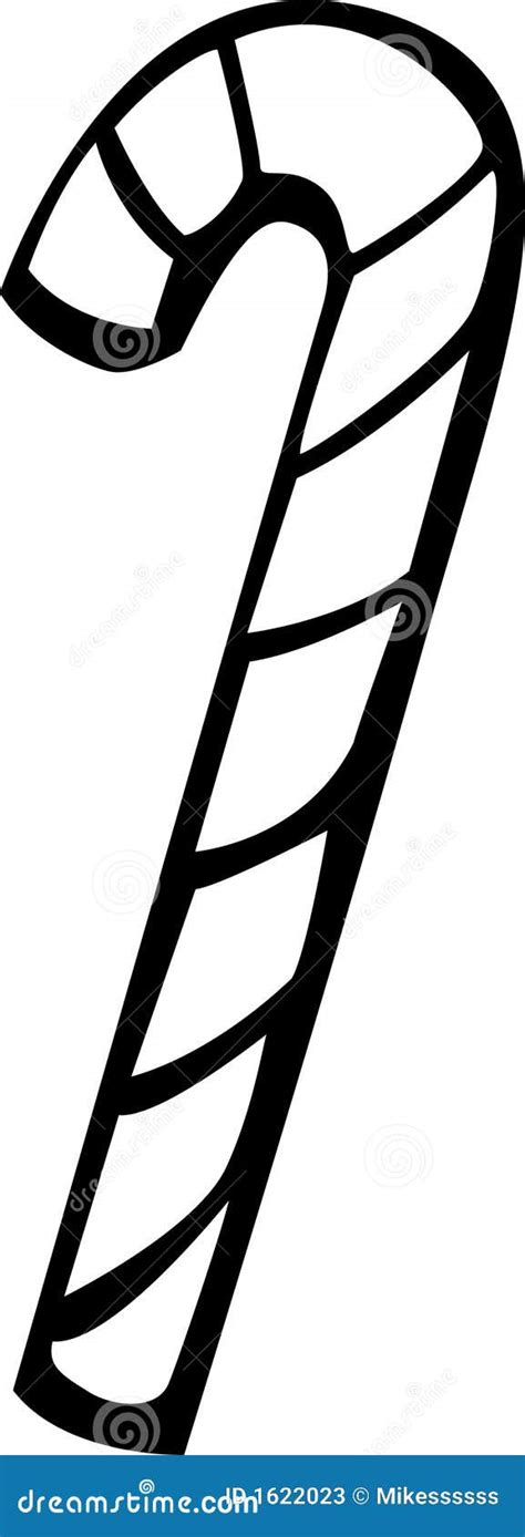 Candy Cane Vector Illustration Stock Vector Illustration Of
