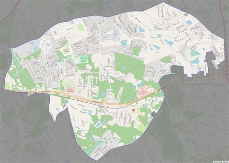 Map Of Oak Grove Cdp South Carolina Thong Thai Real