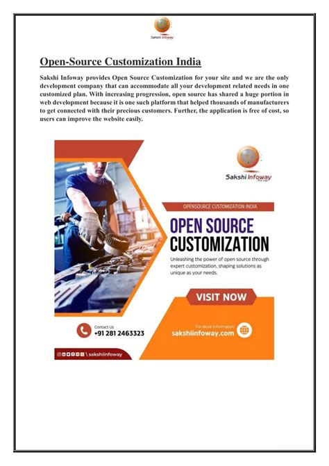 Ppt Open Source Customization India Powerpoint Presentation Free