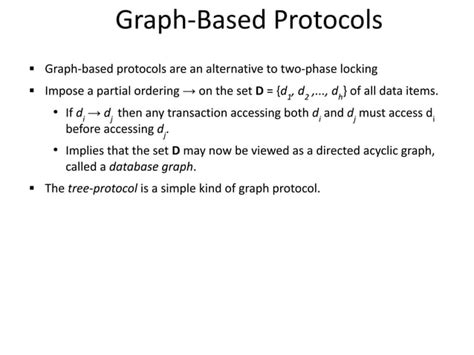 Concurrency Control In Database Management System Ppt