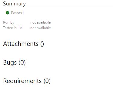 Add Test Results With References To Test Plan Test Suite Test Case Not Working