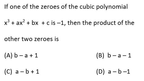 Polynomials Class 10 Mcq Test 100201